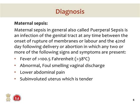 PPT Managing Complications In Postpartum Period Puerperal Sepsis