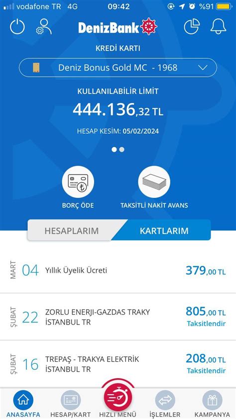 Denizbank Bonus Kredi Kart Tl Aidat Kesinti Adesi Ikayetvar