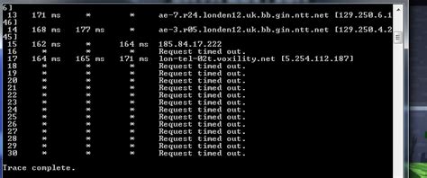 Cant Connect Ran Trace Route Server Aternos Community
