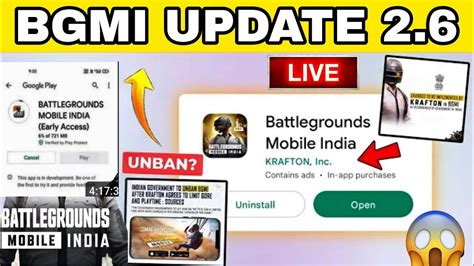 BGMI Is Finally Coming Back New A1 Royal Pass BGMI 2 6 Update BGMI