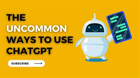 uncommon ways to use openai chatgpt youtube