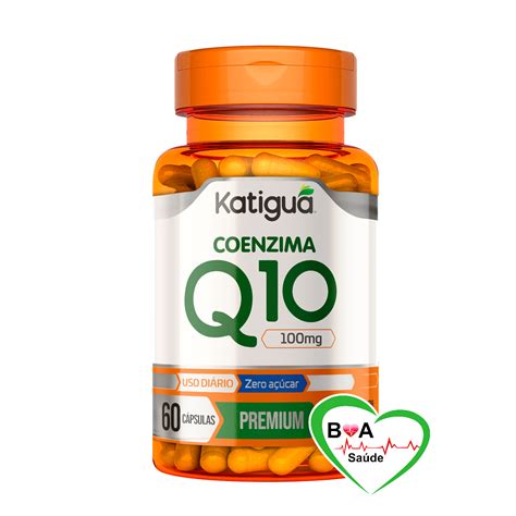 Coenzima Q Mg Capsulas Katigua Enzima Boa Saude Boa Saude