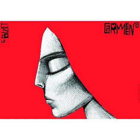 Carmen Bizet Polish Opera Poster