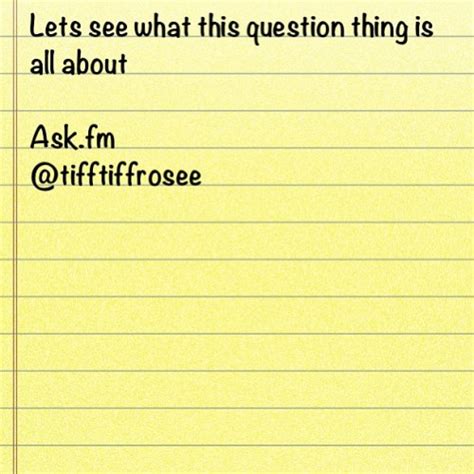 Thumbs Pro Tiffany Cappotelli Ask Fm Questions Askme