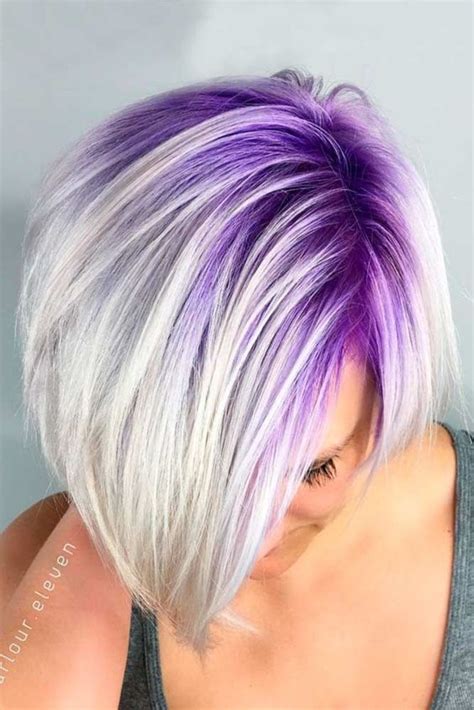 Blond Lila Kurze Haare Madame Frisuren