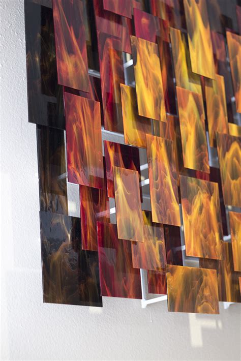 Inferno Glass Grids Series By Karo Studios Karo Studios Glass And