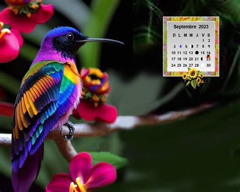 Fonds décran Calendriers Belle Picotine