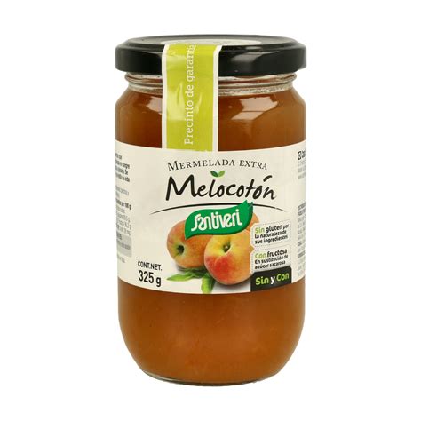 Mermelada de Melocotón Sin Azúcar 325 g de Santiveri Naturitas