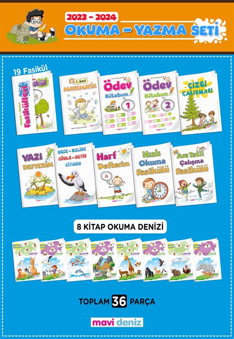 Sinif Okuma Yazma Set Mav Den Z Yayincilik