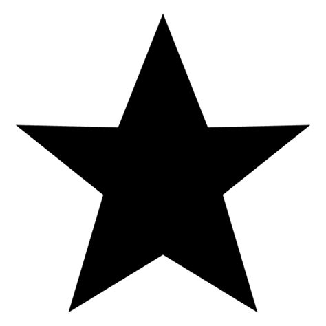 Diseño PNG Y SVG De Silueta De Estrella 12 Para Camisetas