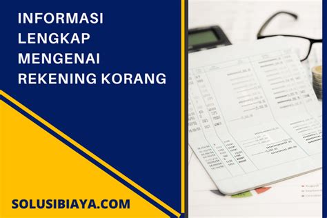 Rekening Koran Adalah Detail Fungsi Syarat Dan Cara Cetak