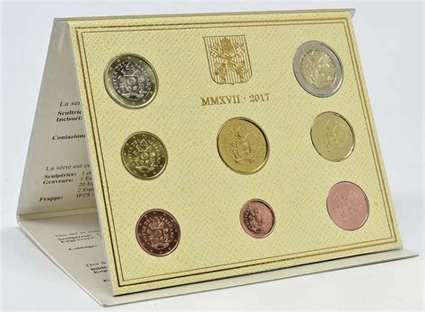 Vatikan 2017 EURO Kursmünzensätze KMS