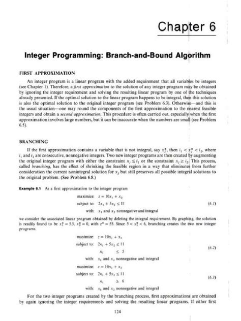 integer programming mii pdf