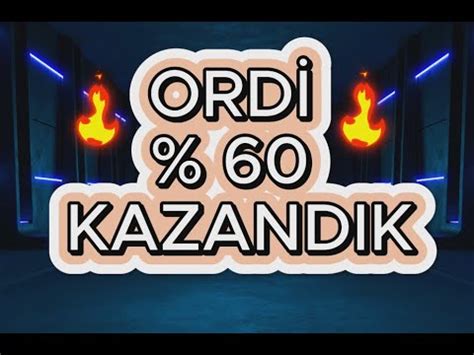 Ord Co N Kazandik B St D Ecek B Tco N Altin G M Haftalik