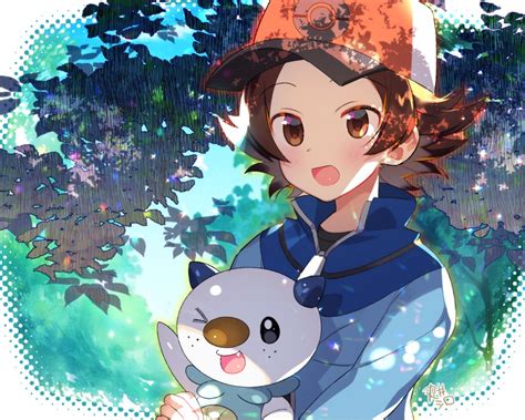 Hilbert And Oshawott Pokemon And 1 More Drawn By Marui Shiro Danbooru