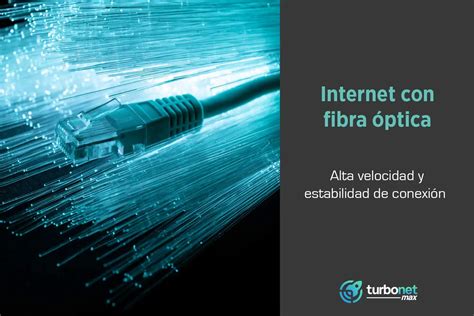 Internet con fibra óptica qué es y ventajas Turbonet Max