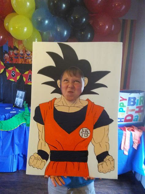 Dragon Ball Z Party Photo Prop Goku Birthday Naruto Birthday Dragon