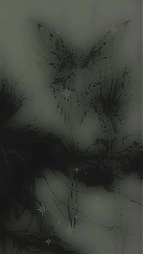 Grunge Fairycore Wallpaper Fairy Wallpaper Dark Green Aesthetic