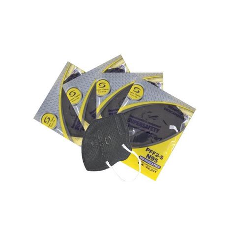 50 Mascara N95 Pff2 Preta Super Safety Elastico Orelha No Shoptime