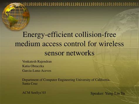 ppt energy efficient collision free medium access control for wireless sensor networks