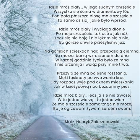Cytaty oraz wiersze o mrozie i chłodzie Zima zima zima Urocznica pl