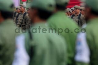 Hut Satpol Pp Dan Sat Linmas Ke 50 Di Monas Jakarta DATATEMPO