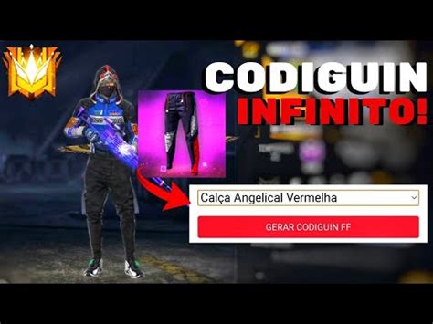 GERADOR DE CODIGUIN RARO O MELHOR SITE QUE GERA CODIGUIN DA CALÇA