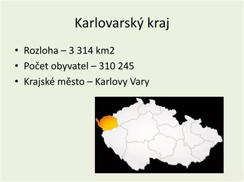 PPT Karlovarský kraj PowerPoint Presentation free download ID 4510018