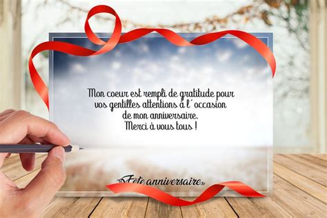 Texte Remerciement Anniversaire Remerciement Anniversaire Texte