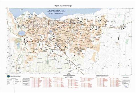 Mapa De Managua Y Sus Municipios