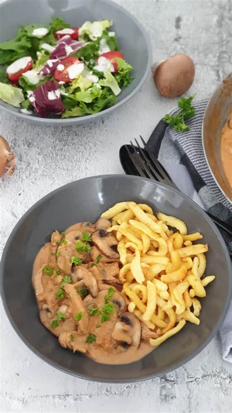 Geschnetzeltes Züricher Art mit Spätzle Lydiasfoodblog