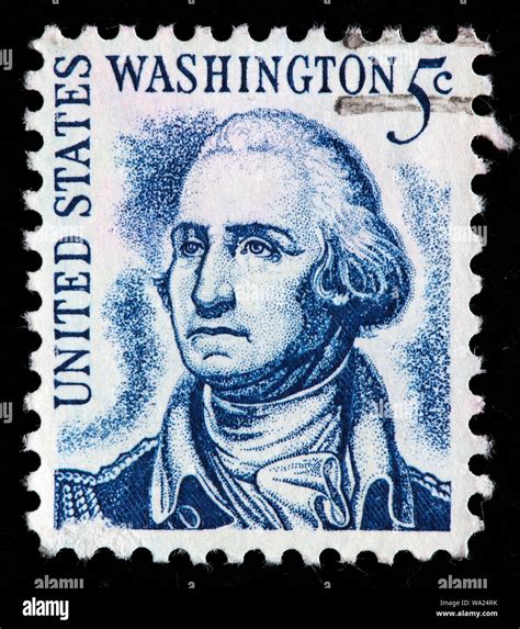 George Washington 1732 1799 premier Président des Etats Unis timbre