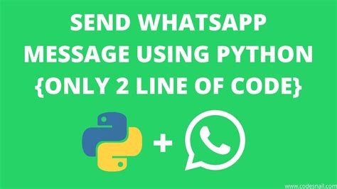 Automate Whatsapp Messages Python With 2 Lines Of Code Pywhatkit