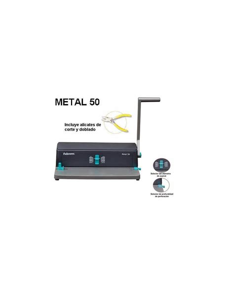Encuadernadora Espiral Metal 50 A4 Fellowes ICR Express
