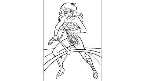 Dibujo Para Colorear De Wonder Woman