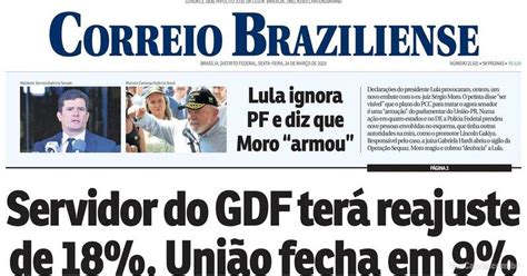 Capa Correio Braziliense Sexta De Mar O De