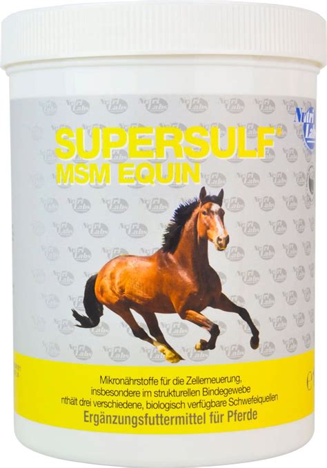 Nutrilabs Supersulf Msm Equin Poeder Voor Paarden Kg Equusvitalis
