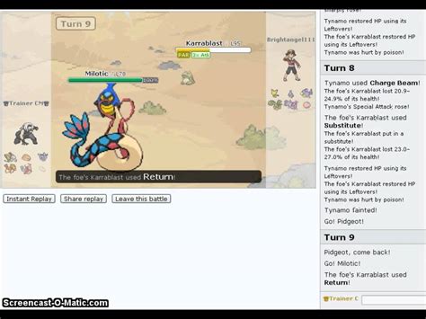 Pokemon Showdown Random Battle Youtube