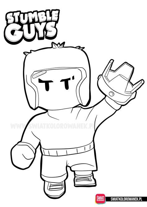 Ausmalbilder Ninja Von Stumble Guys