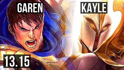 Garen Vs Kayle Top M Mastery Legendary Games Euw