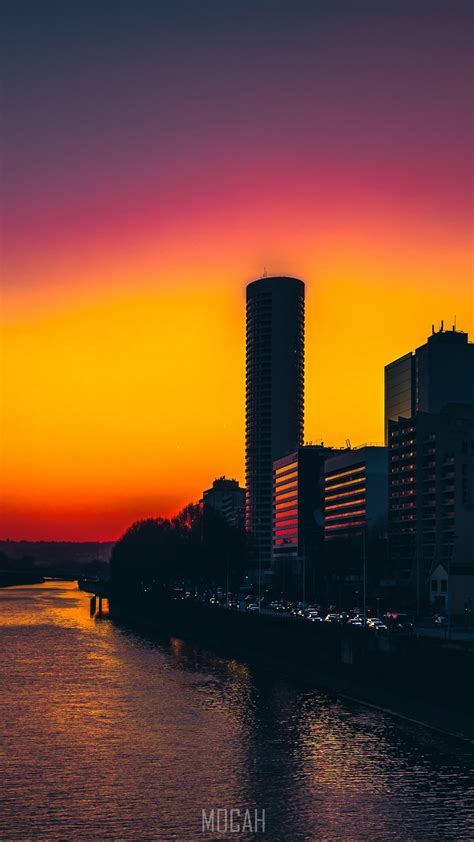 Sunset Building And Ex Architecture Hd Sony Xperia XA Ultra
