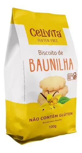 Biscoito De Baunilha Sem Gl Ten G Celivita Mercadolivre