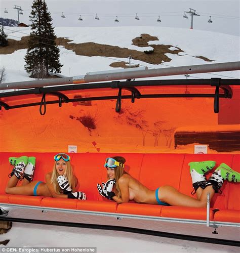 Ice Maidens Ski Instructors Peel Off Their Thermals For Raunchy