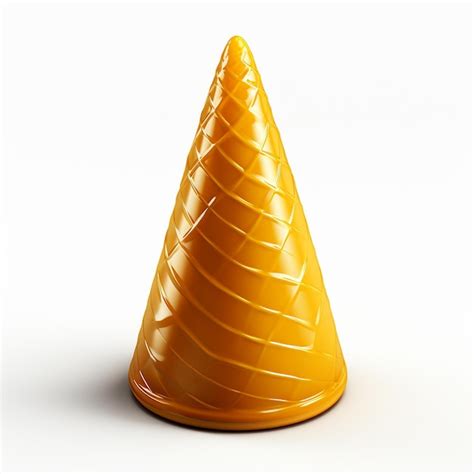 Premium Photo Transparent Cone Isolated On White Background