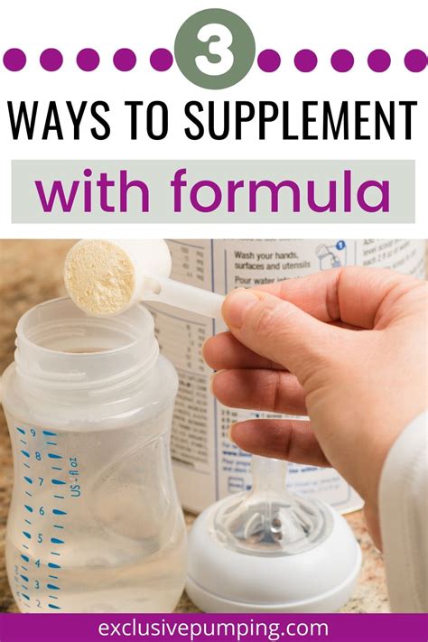 Supplementing With Formula Click For Tips And Tricks To Supplementing