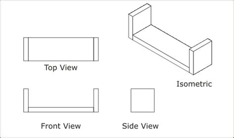 Orthographic Vs Isometric View