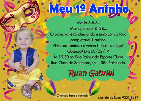 Imagine Design Convites para 1º Aninho