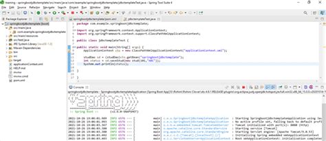 spring boot jdbc template example jdbc template steps and examples