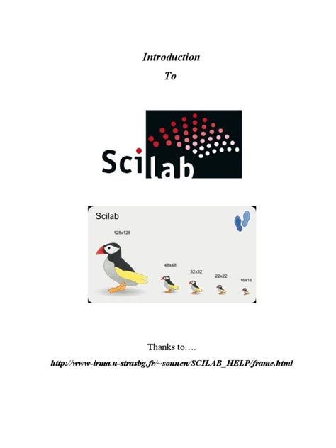 00 introduction to scilab pdf control flow matrix mathematics