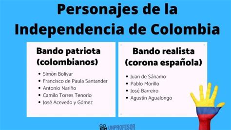 Personajes De La Independencia De Colombia M S Importantes Con V Deos